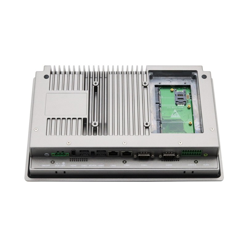 17 Inch Fanless Industrial Panel PC Celeron J1900 2xLAN RJ45 4Gb RAM ...